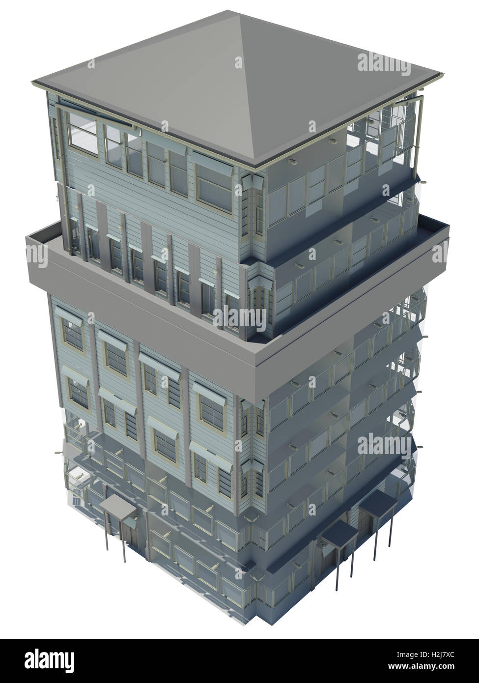 Highly detailed building Stock Photo - Alamy