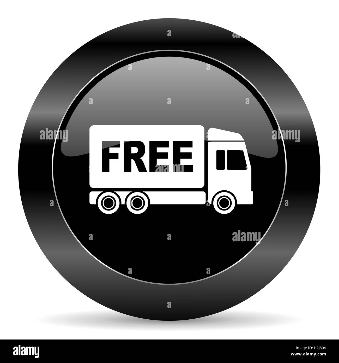 Logistics container delivery black Black and White Stock Photos ...
