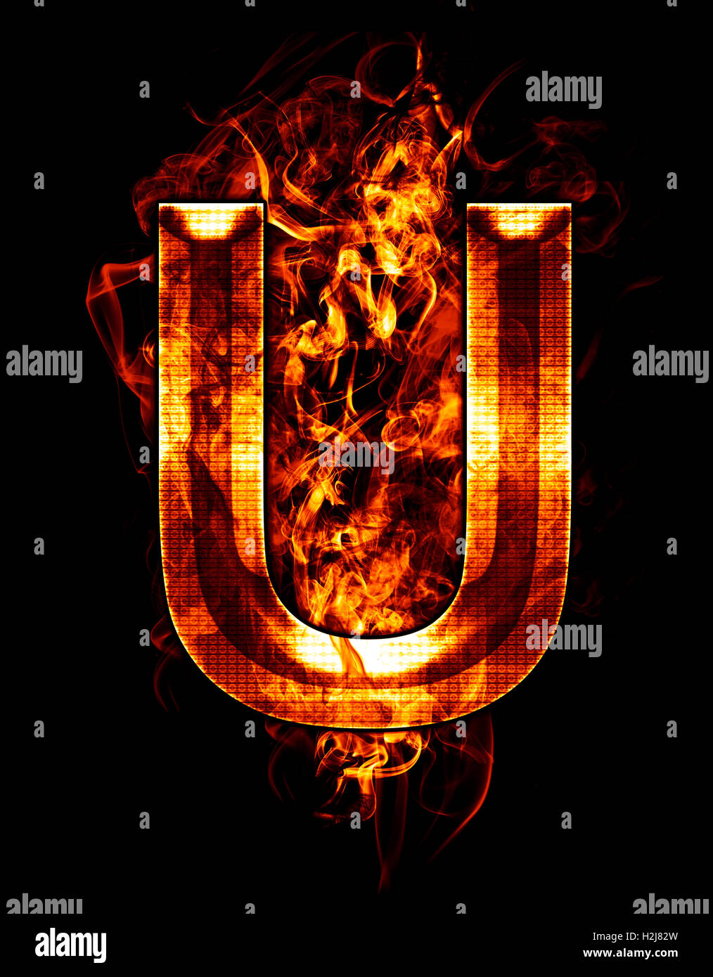 Fire Letter U