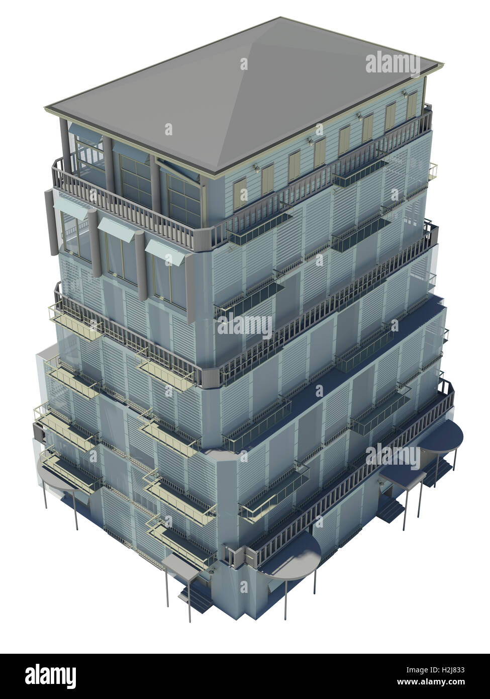 Highly detailed building Stock Photo - Alamy