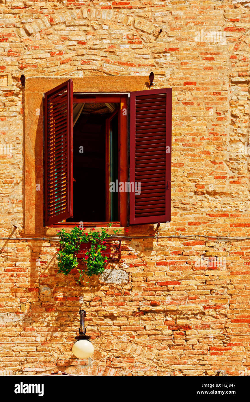 Open Shutters Stock Photo - Alamy