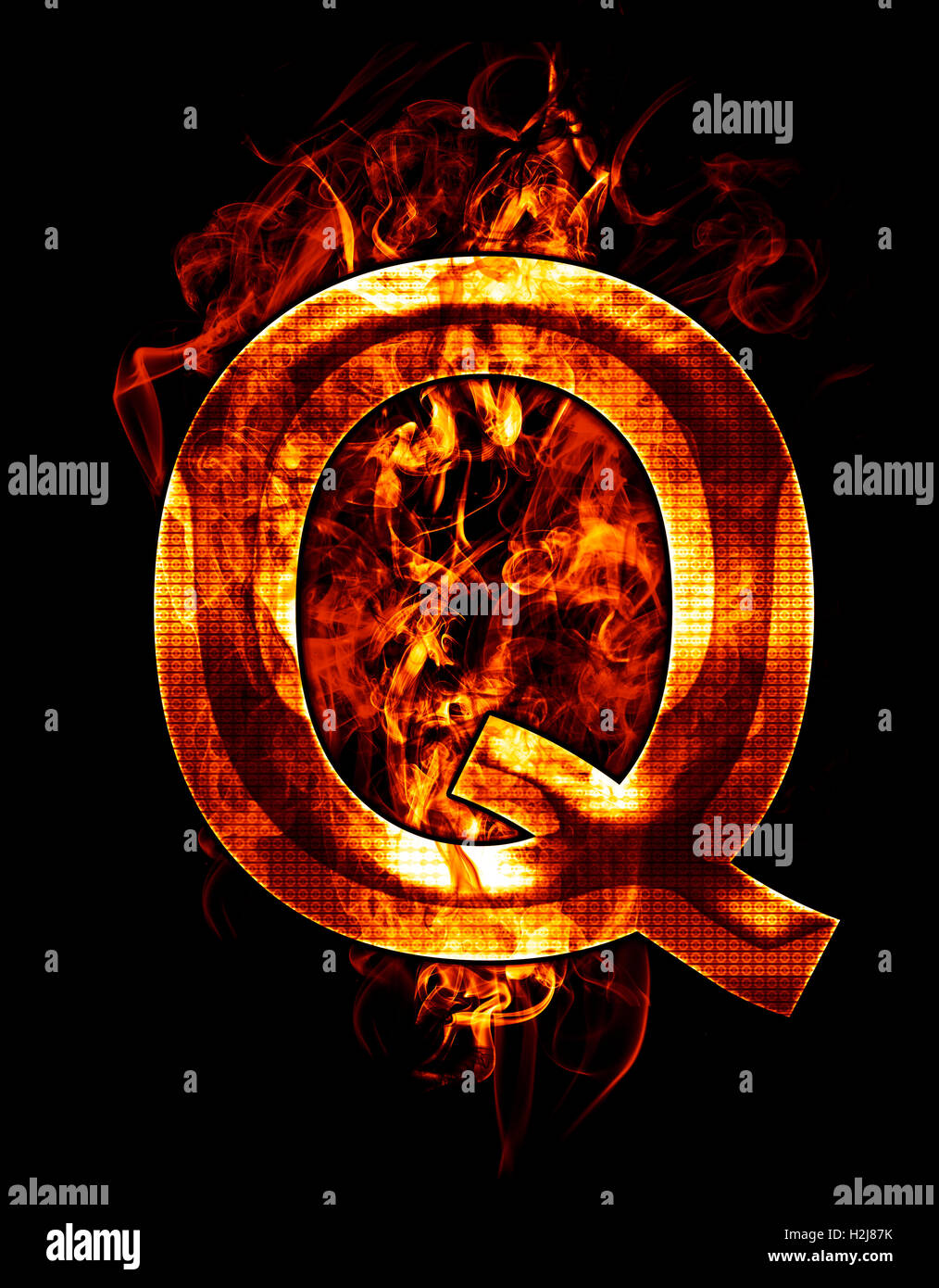 Letter Q Fire