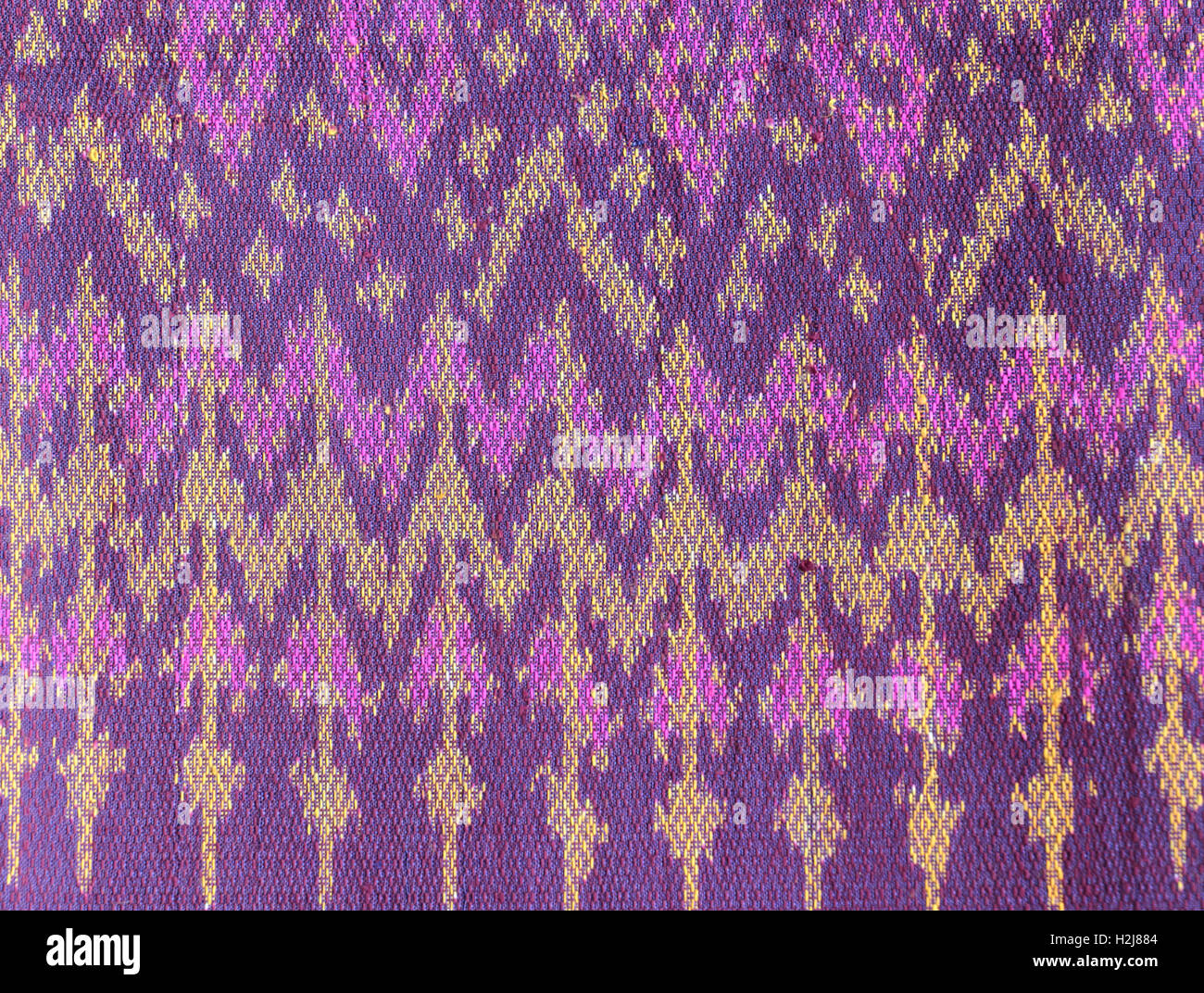 Thai silk pattern Stock Photo - Alamy