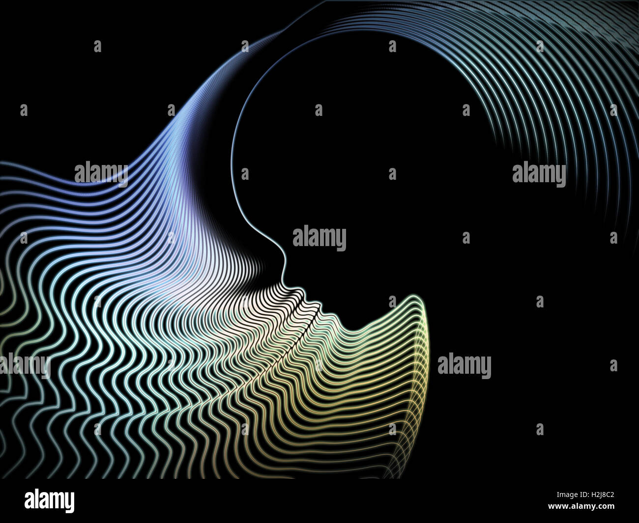 Unfolding of Soul Geometry Stock Photo - Alamy