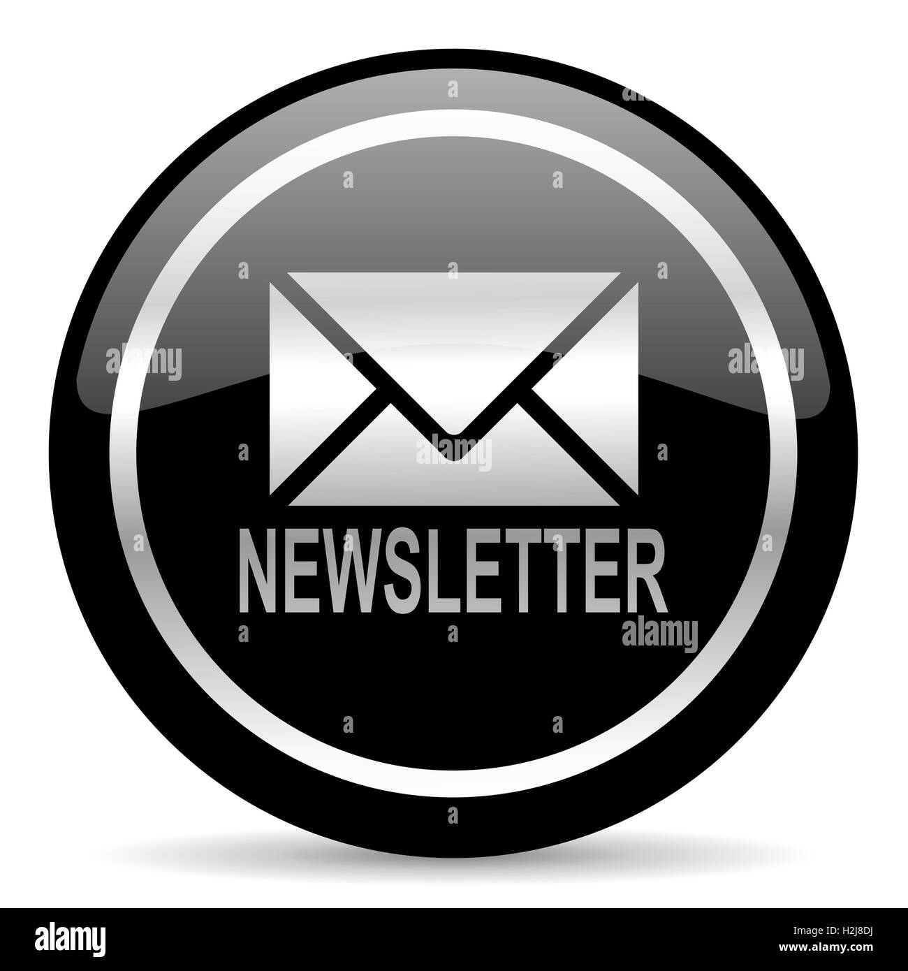 Newsletter Icon Black