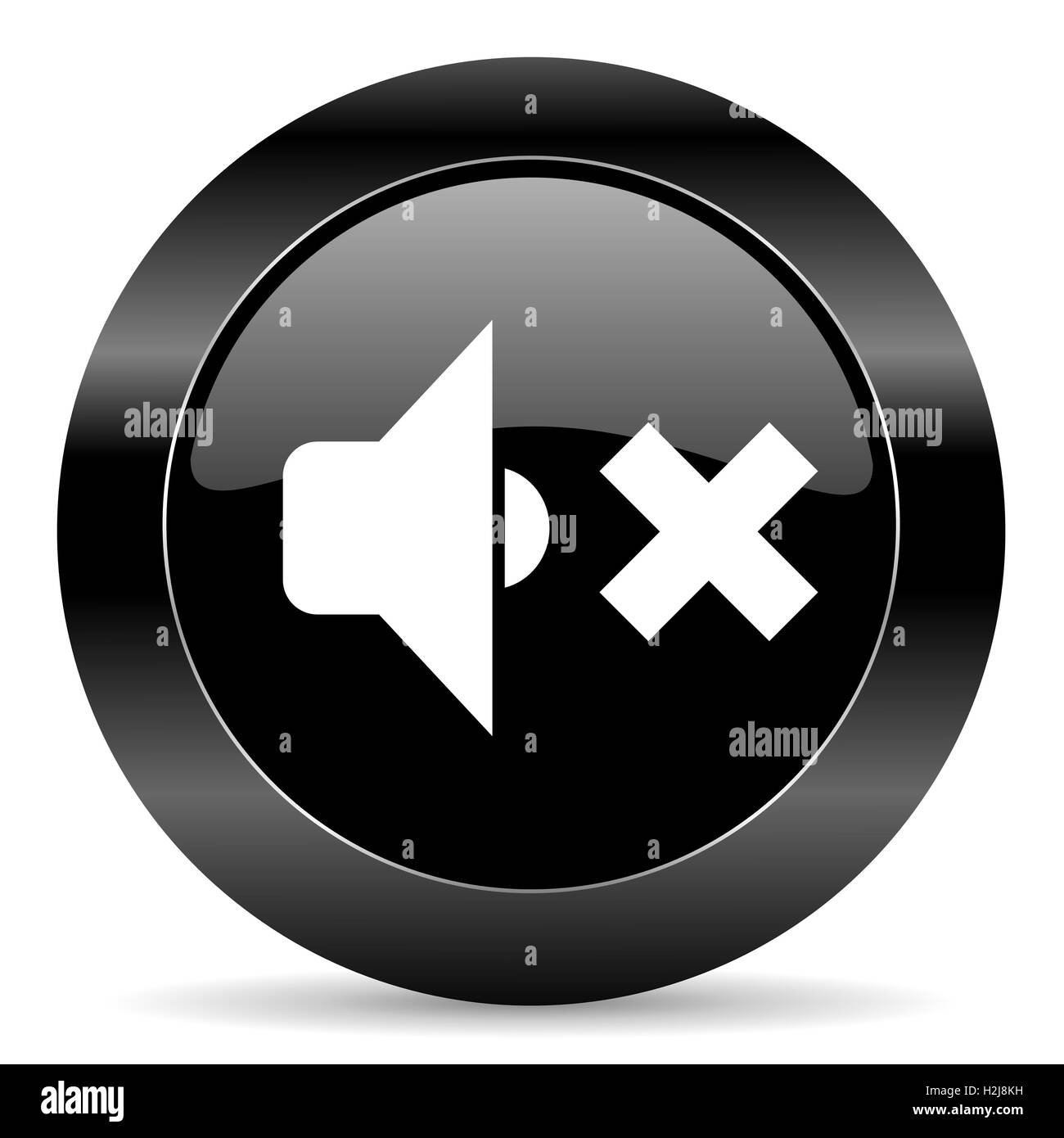 Volume off icon hi-res stock photography and images - Alamy