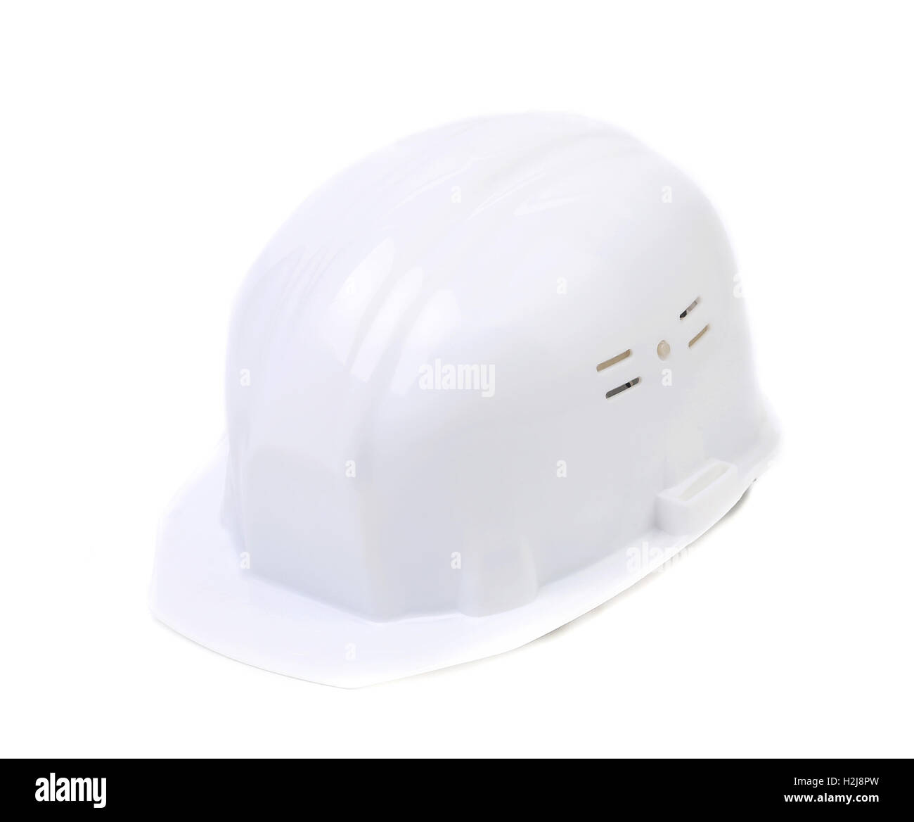 White safety helmet Stock Photo - Alamy