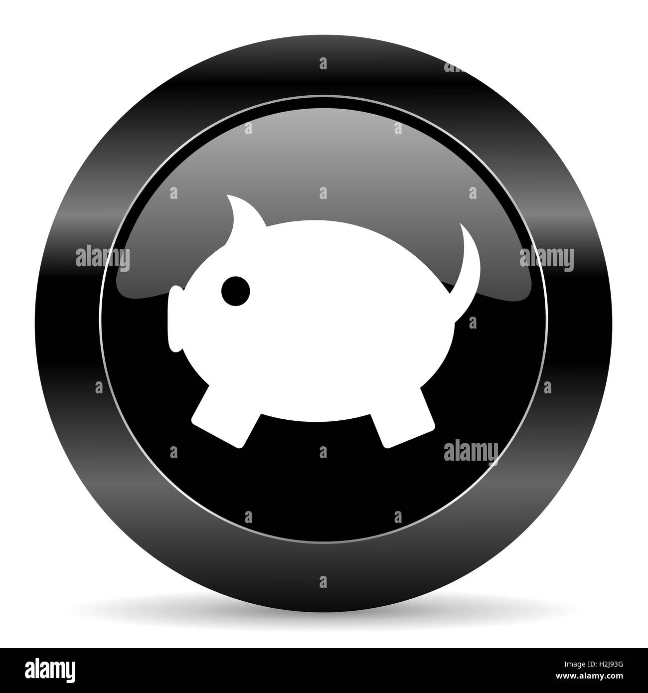 piggy bank icon Stock Photo - Alamy
