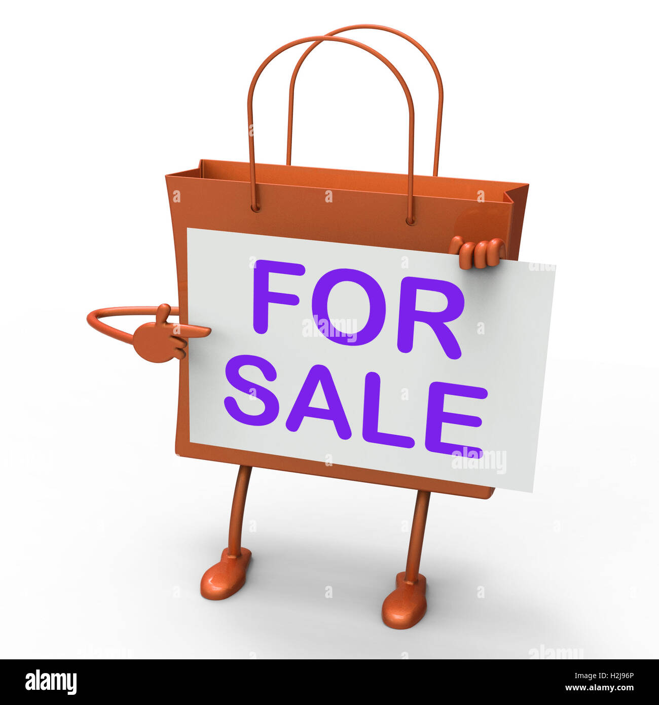 For Sale Bag Represents Retail Selling and Offers Stock Photo - Alamy