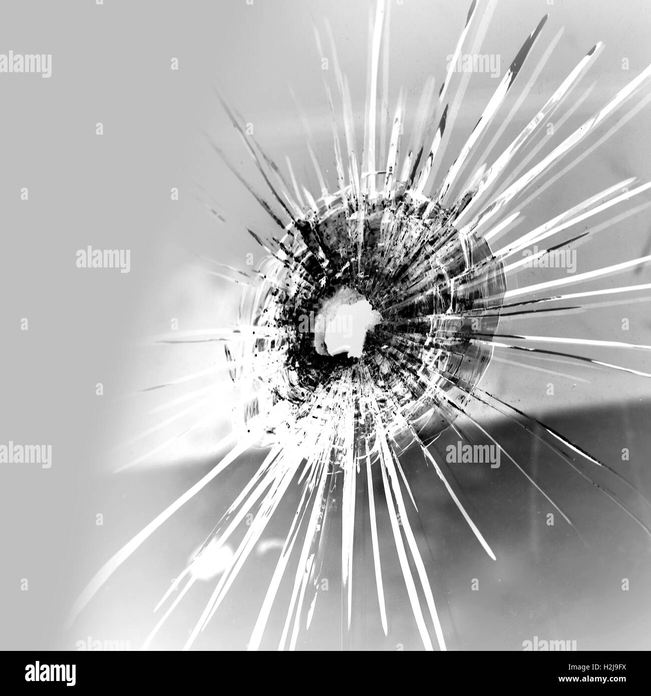 Car windscreen bullet holes hi-res stock photography and images - Alamy