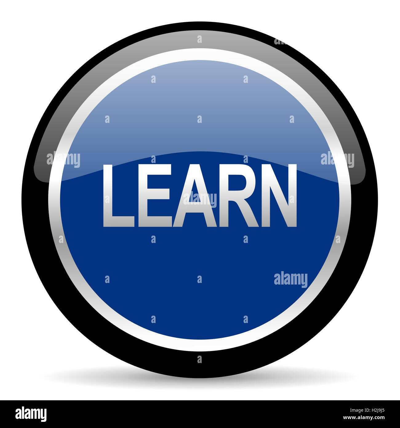 Learn icon hi-res stock photography and images - Alamy
