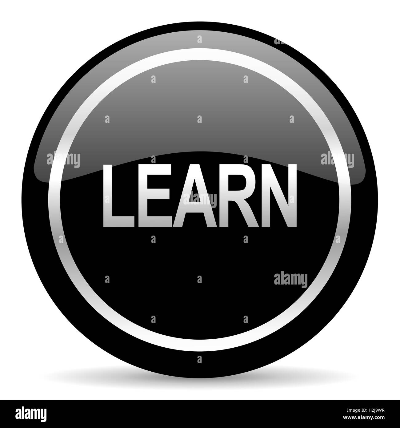 Lesson icon Black and White Stock Photos & Images - Alamy