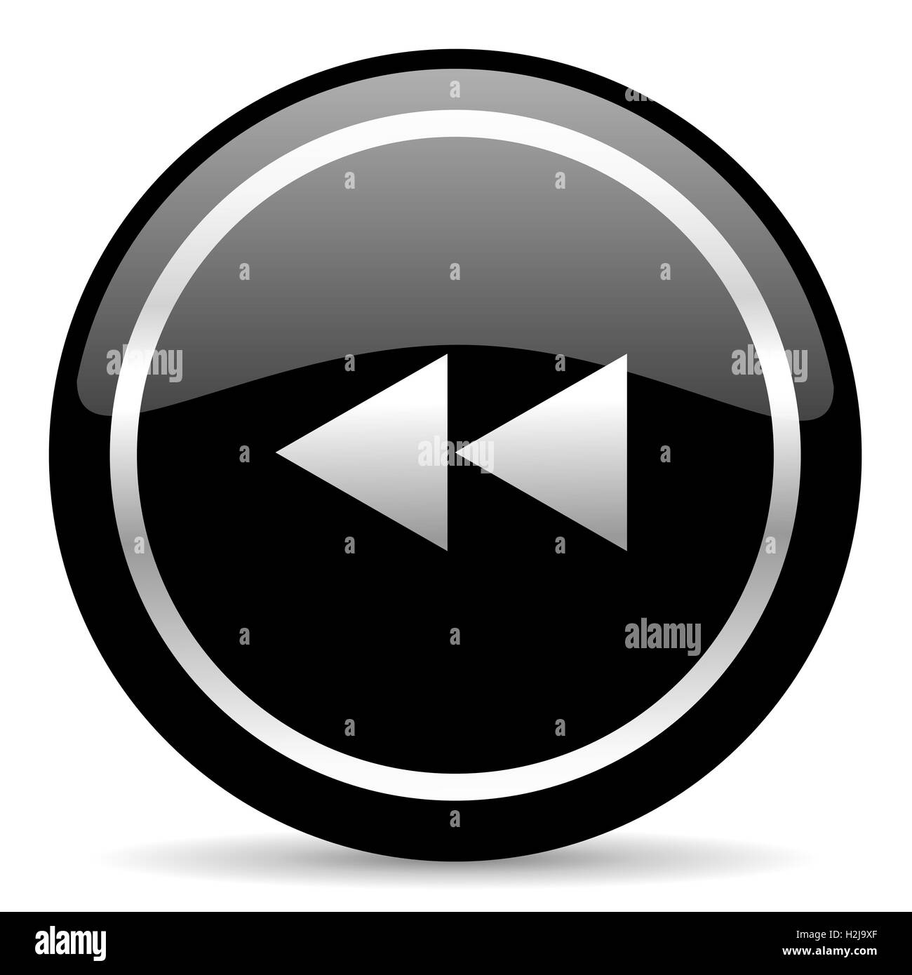 Fast forward button Black and White Stock Photos & Images - Alamy