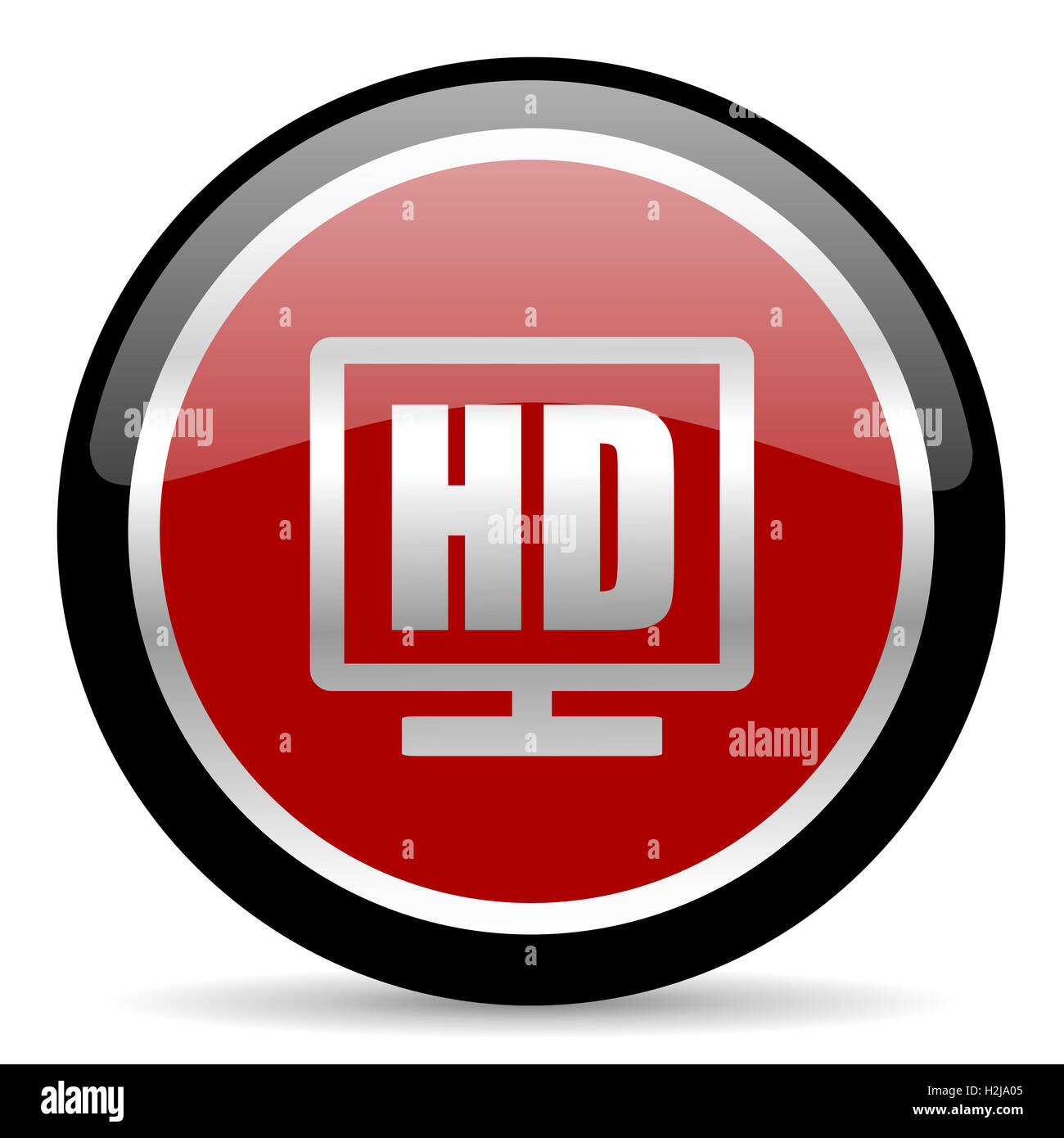 hd display icon Stock Photo - Alamy