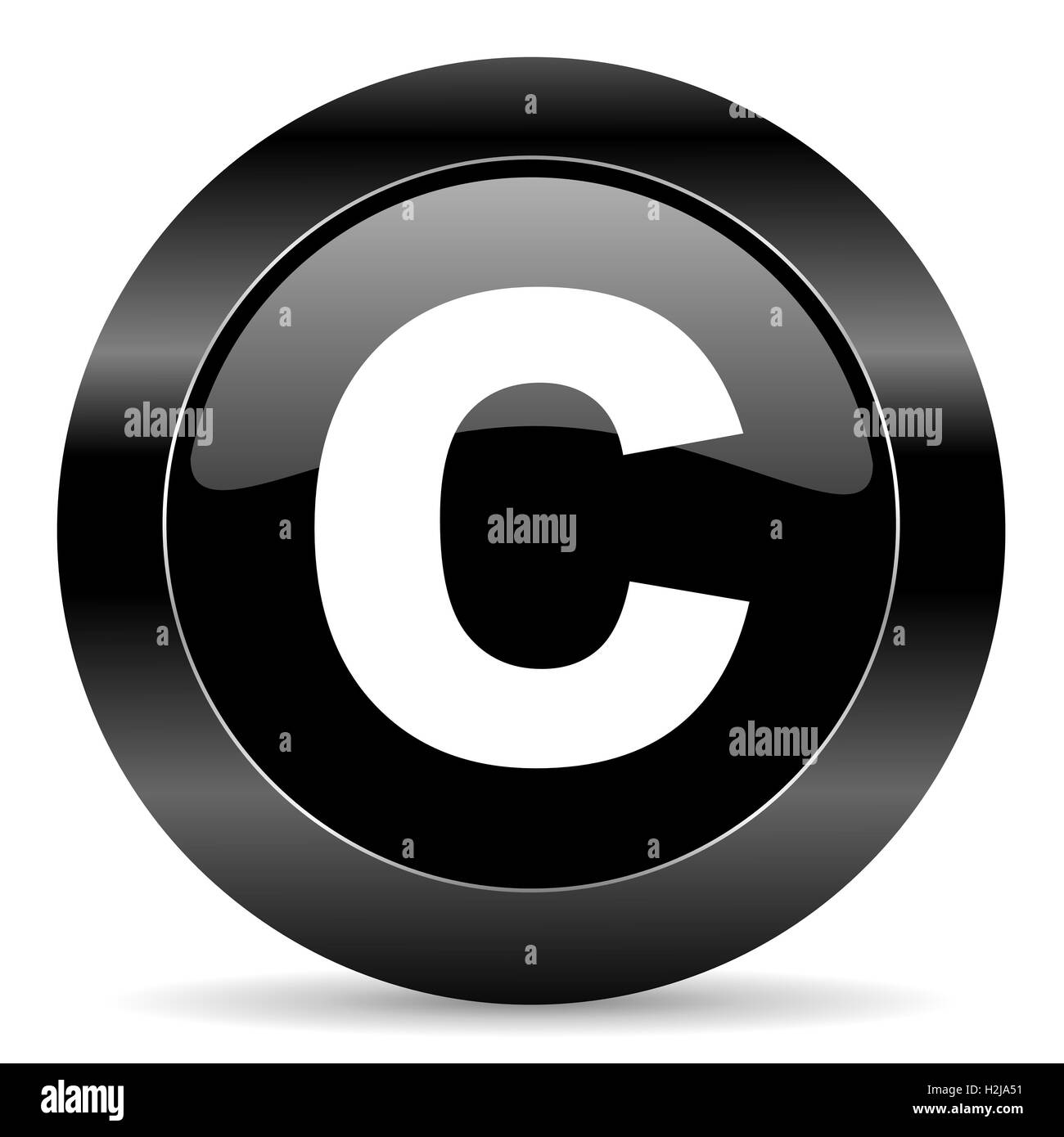 Copyright symbol logo Black and White Stock Photos & Images - Alamy