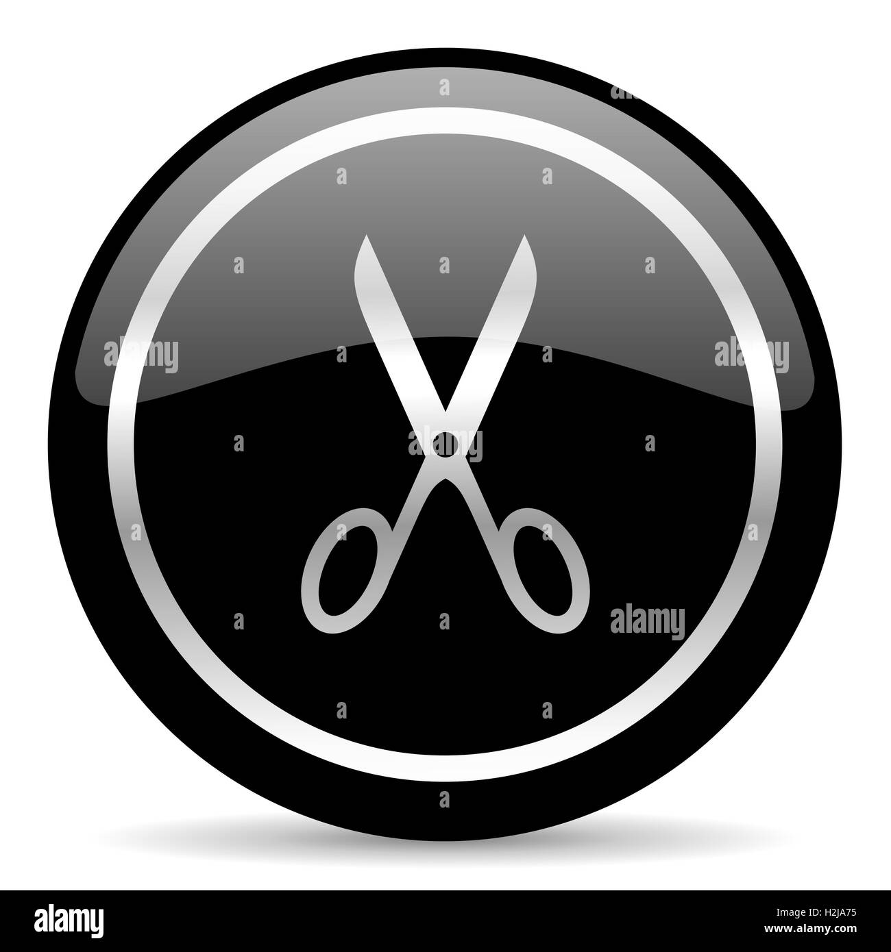 Scissors symbol hi-res stock photography and images - Alamy
