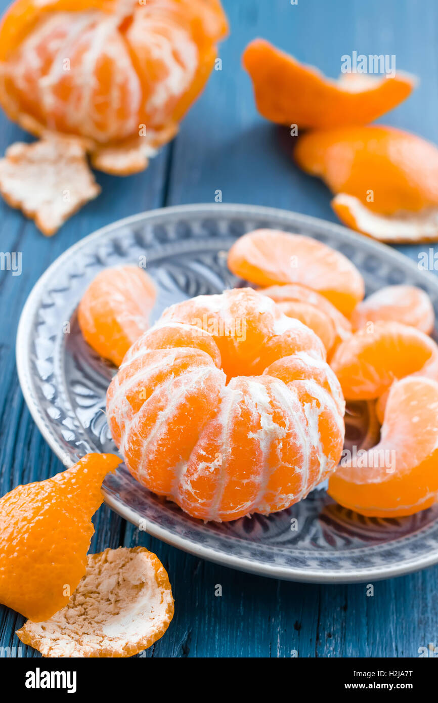 Mandarin skin hi-res stock photography and images - Alamy
