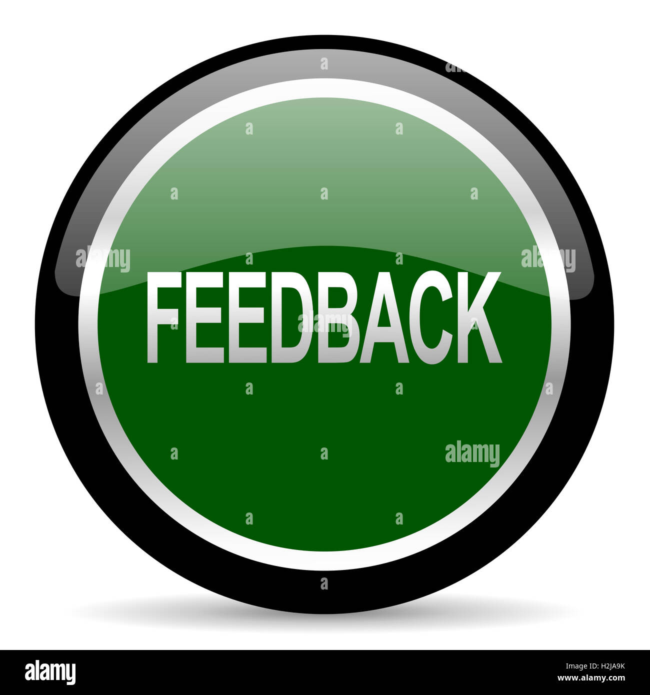 Green sign feedback Cut Out Stock Images & Pictures - Alamy