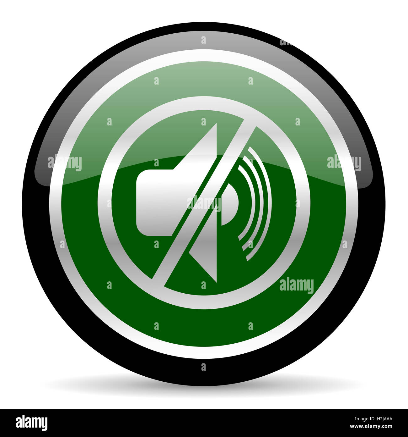 Mute button icon hi-res stock photography and images - Alamy