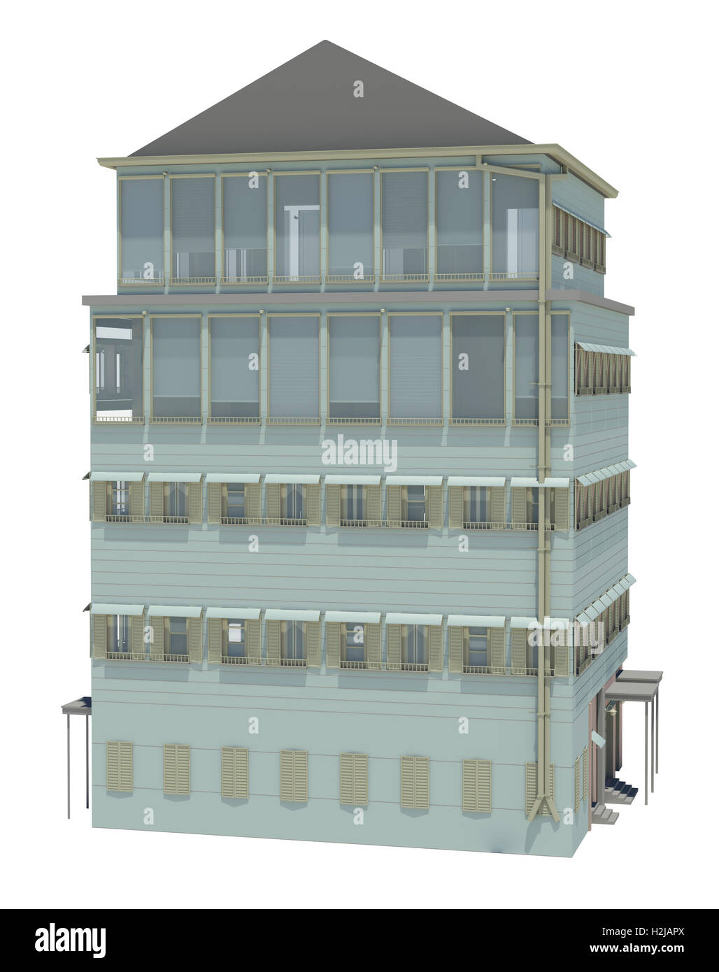 Highly detailed building Stock Photo - Alamy