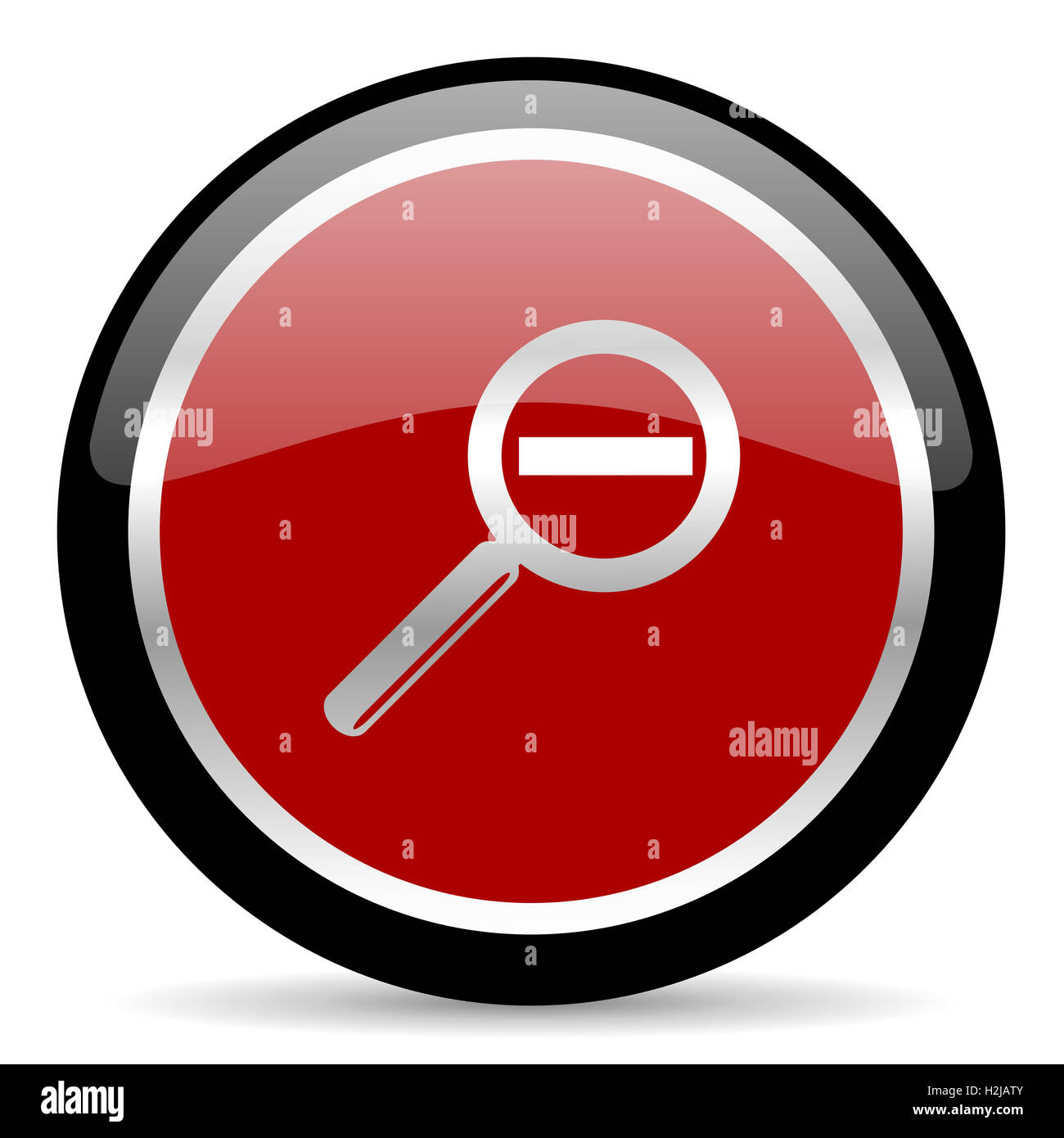 Find red circle web glossy hi-res stock photography and images - Alamy