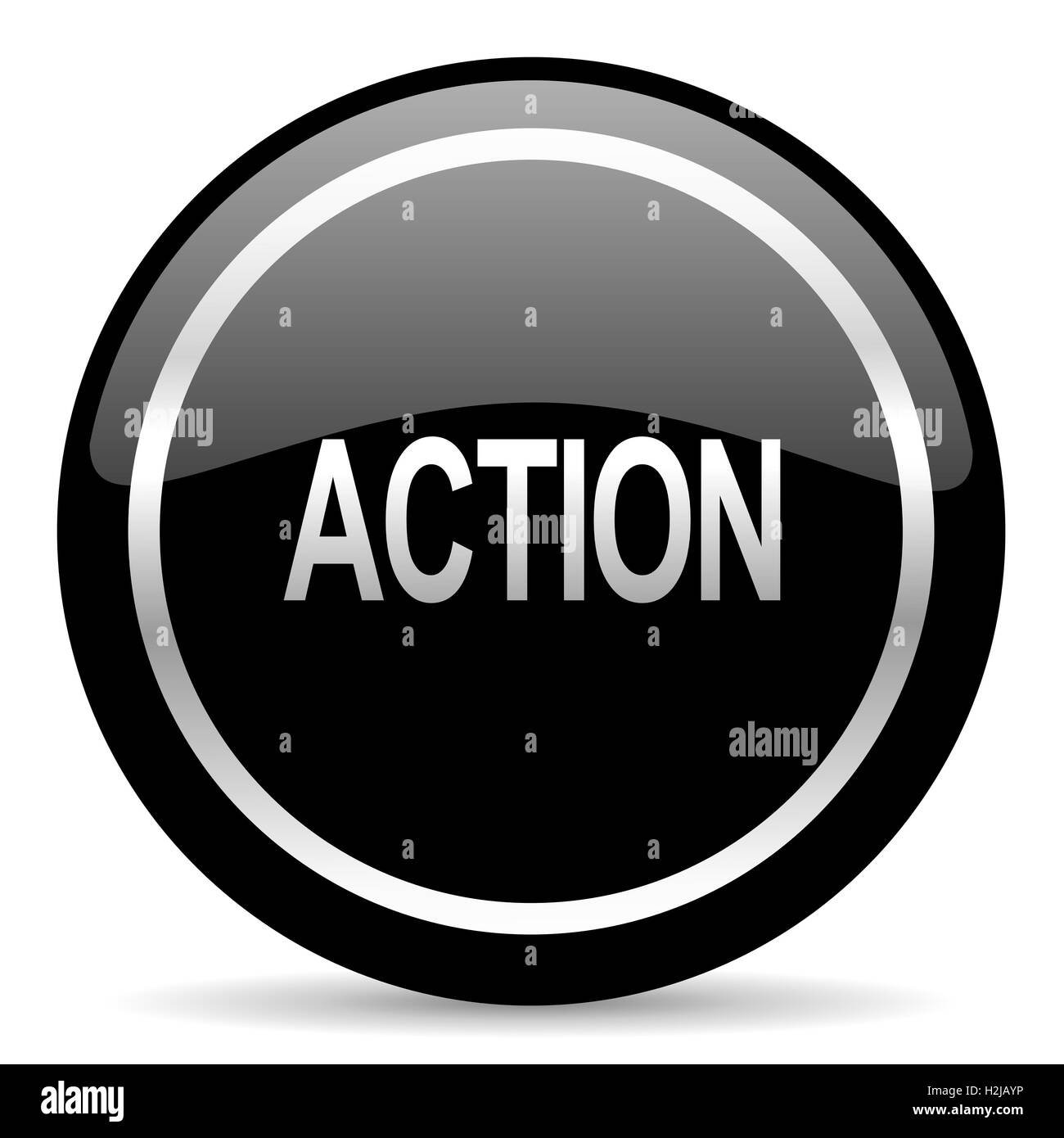 Action icon hi-res stock photography and images - Alamy