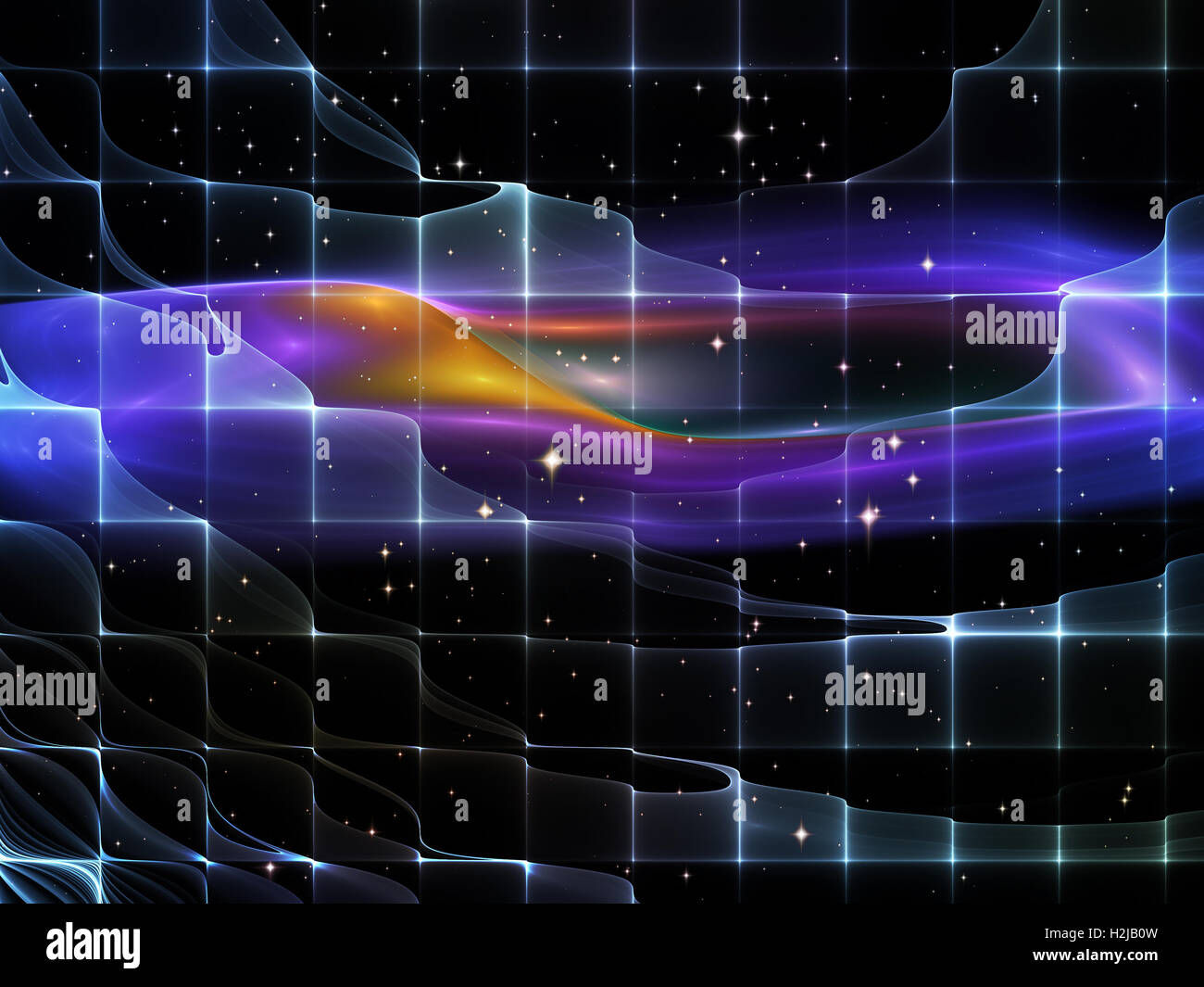 Fabric of Space Stock Photo - Alamy