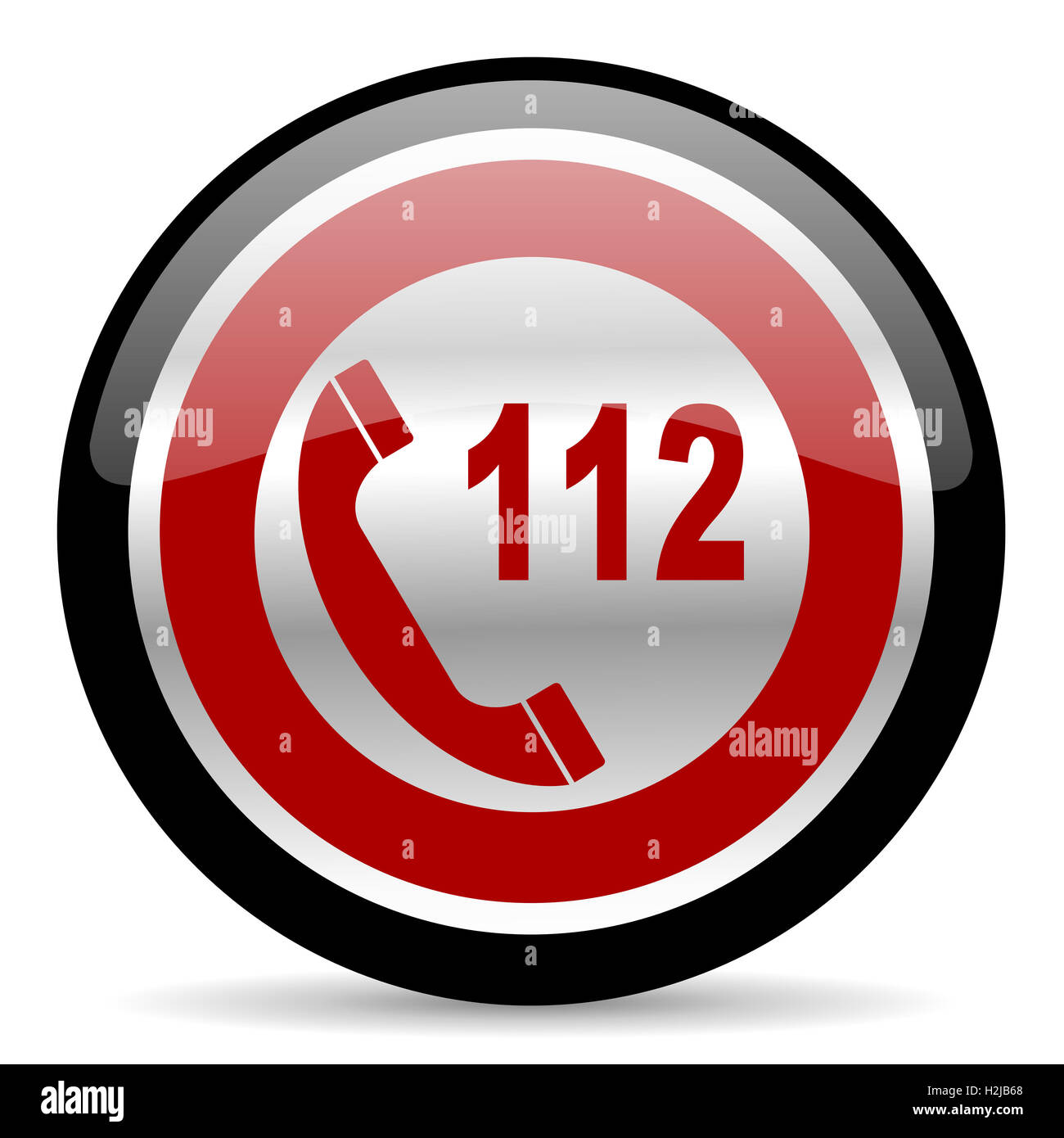 Number emergency 112 black hi-res stock photography and images - Alamy