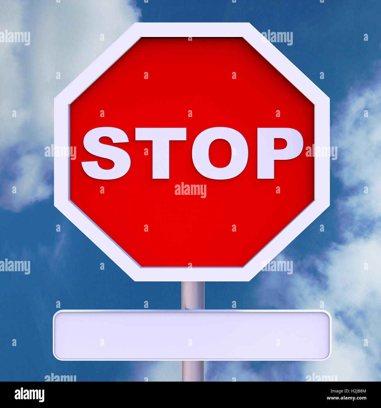 Hexagon Stop Sign