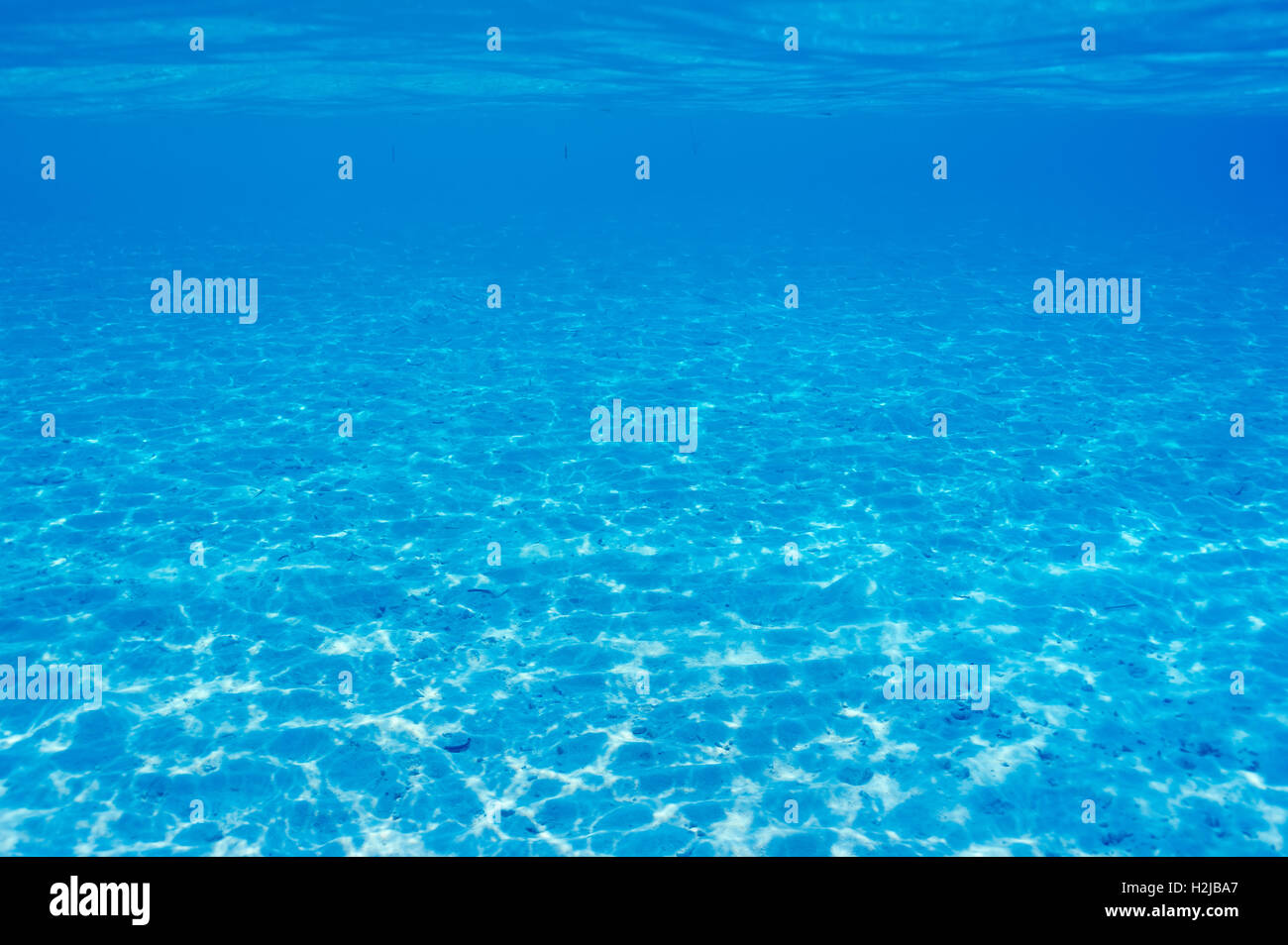 A white sand bottom in clear water Stock Photo - Alamy