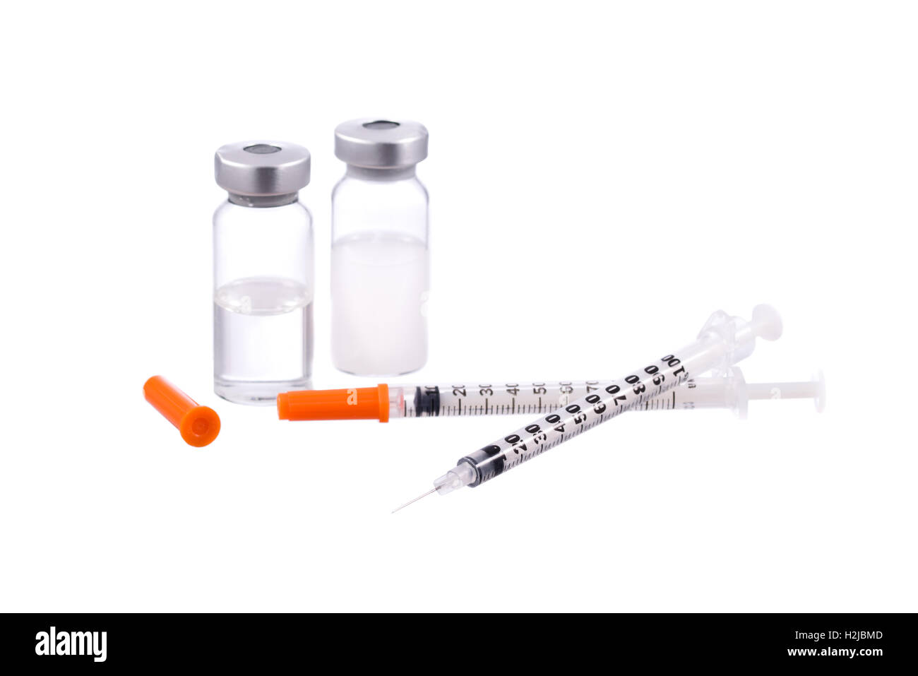 Prescription bottles and syringes hi-res stock photography and images ...
