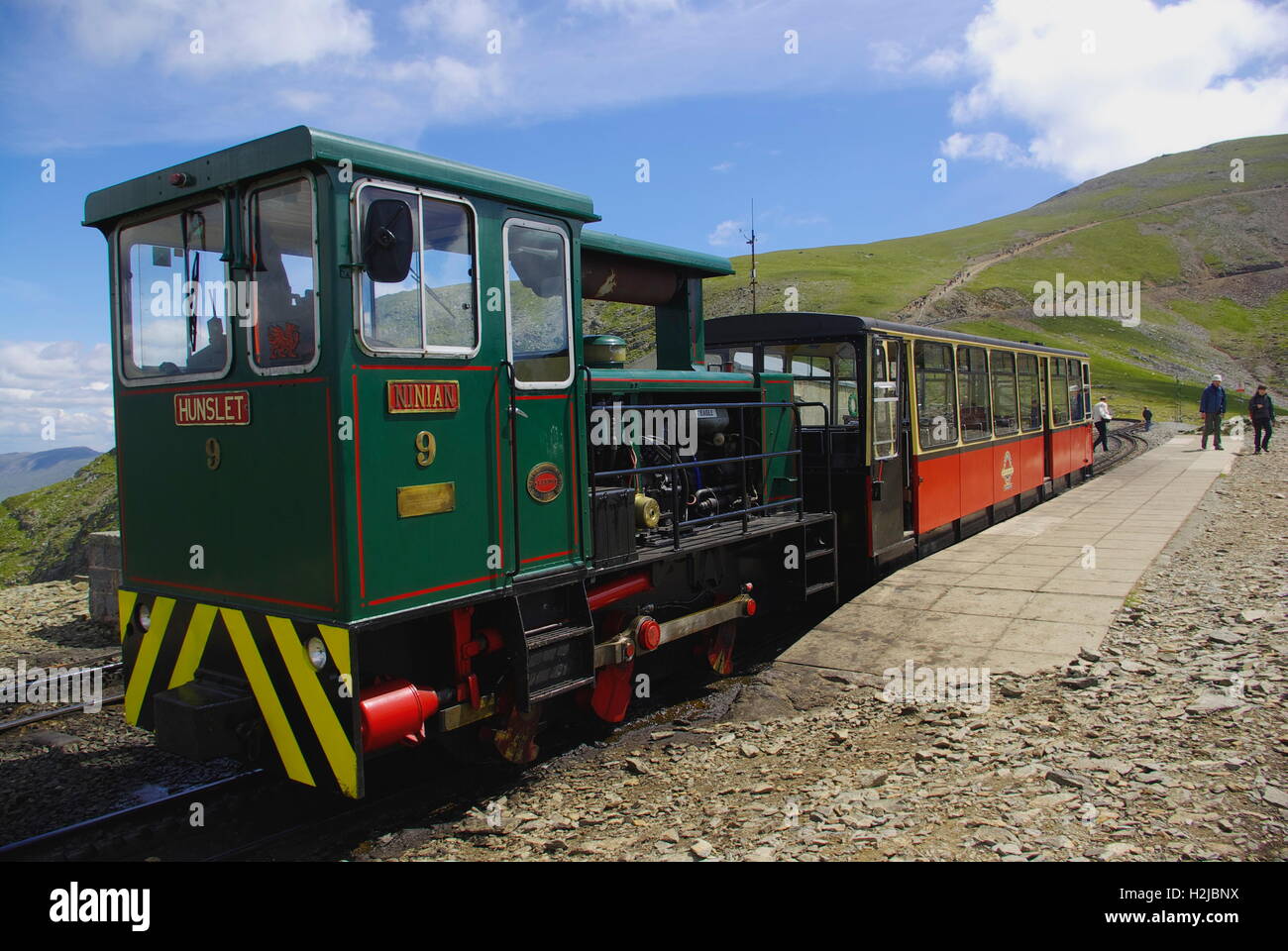 Snowdon Mountain Railway Stock Photo - Alamy