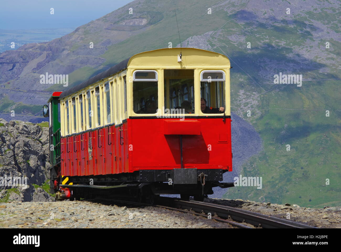 Snowdon Mountain Railway Stock Photo - Alamy