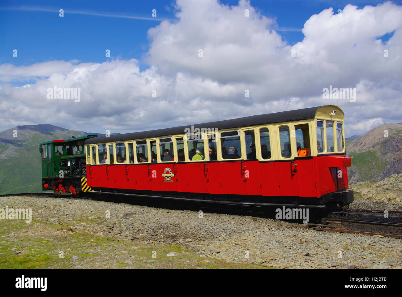 Snowdon railway construction hi-res stock photography and images - Alamy