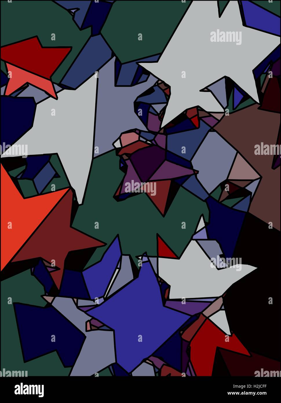 Abstract background full of stars for design and print Stock Photo - Alamy