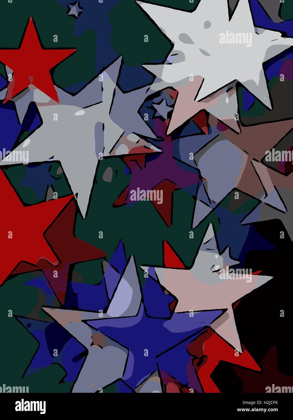 Abstract background full of stars for design and print Stock Photo - Alamy