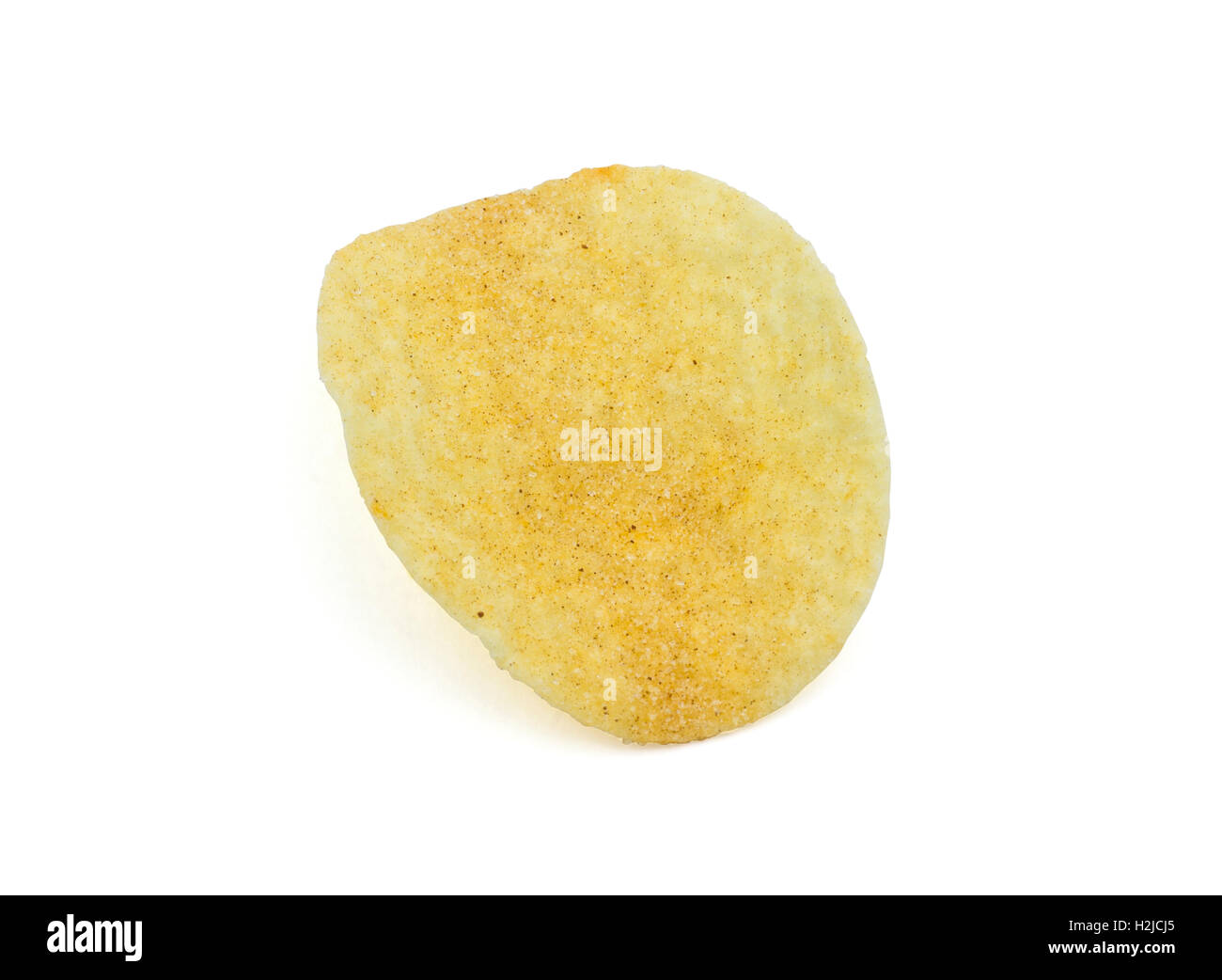 Potato chips isolated on white background. Clipping path included in ...
