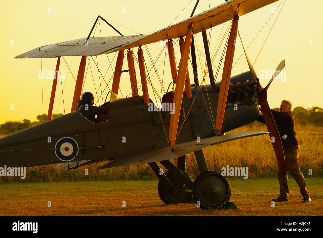 Royal Aircraft Factory BE2e A`2767, at Stow Maries Stock Photo - Alamy