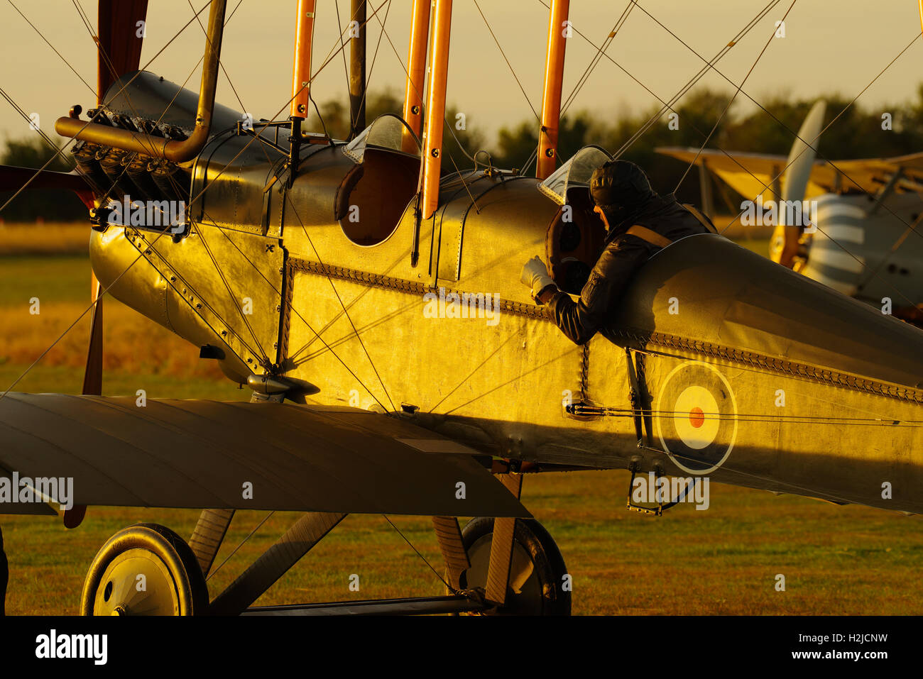 Royal Aircraft Factory BE2e A`2767, at Stow Maries Stock Photo - Alamy