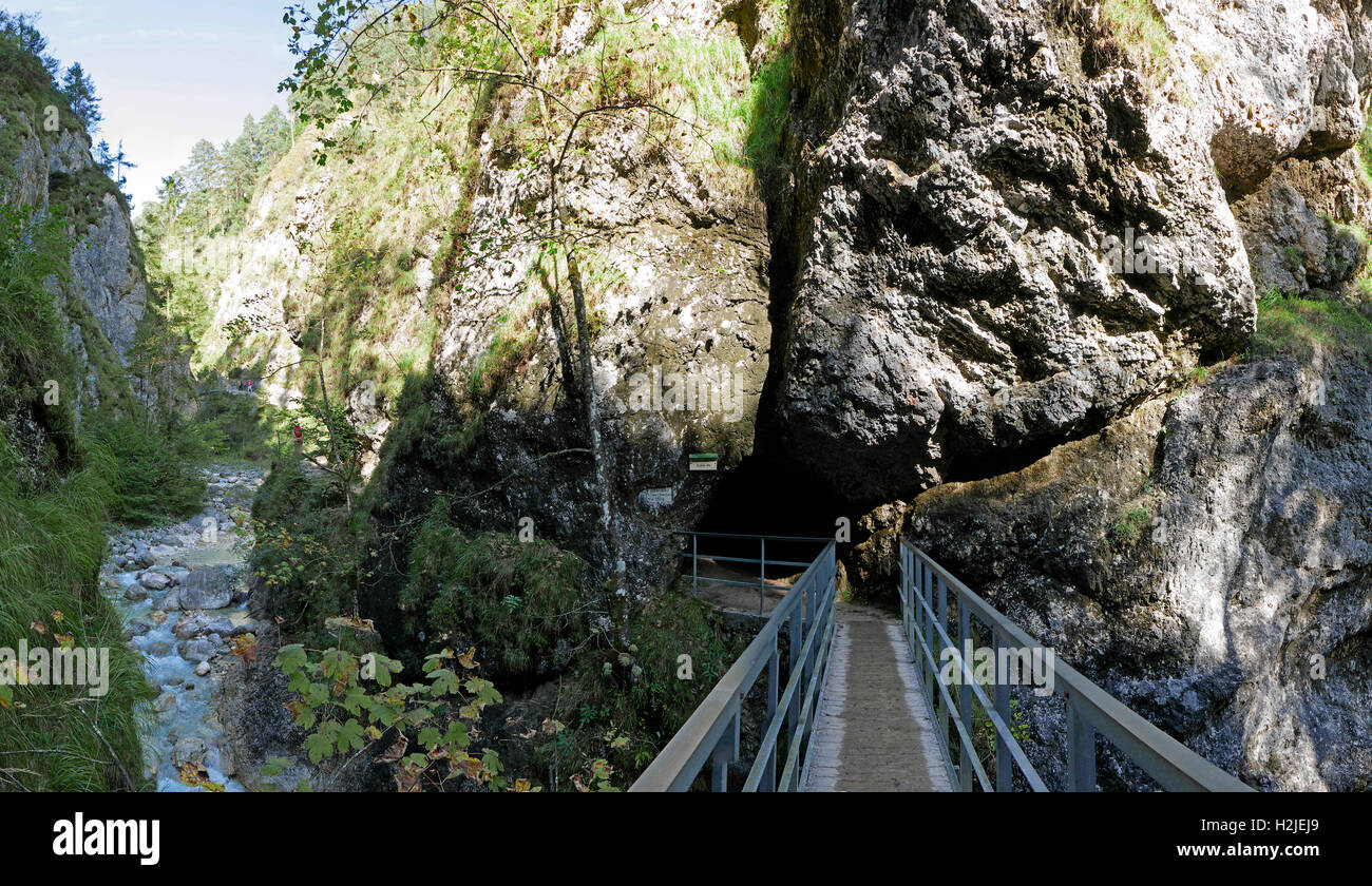Berchtesgaden, National, Park, Marktschellenberg, Almbach, klamm, Gorge ...