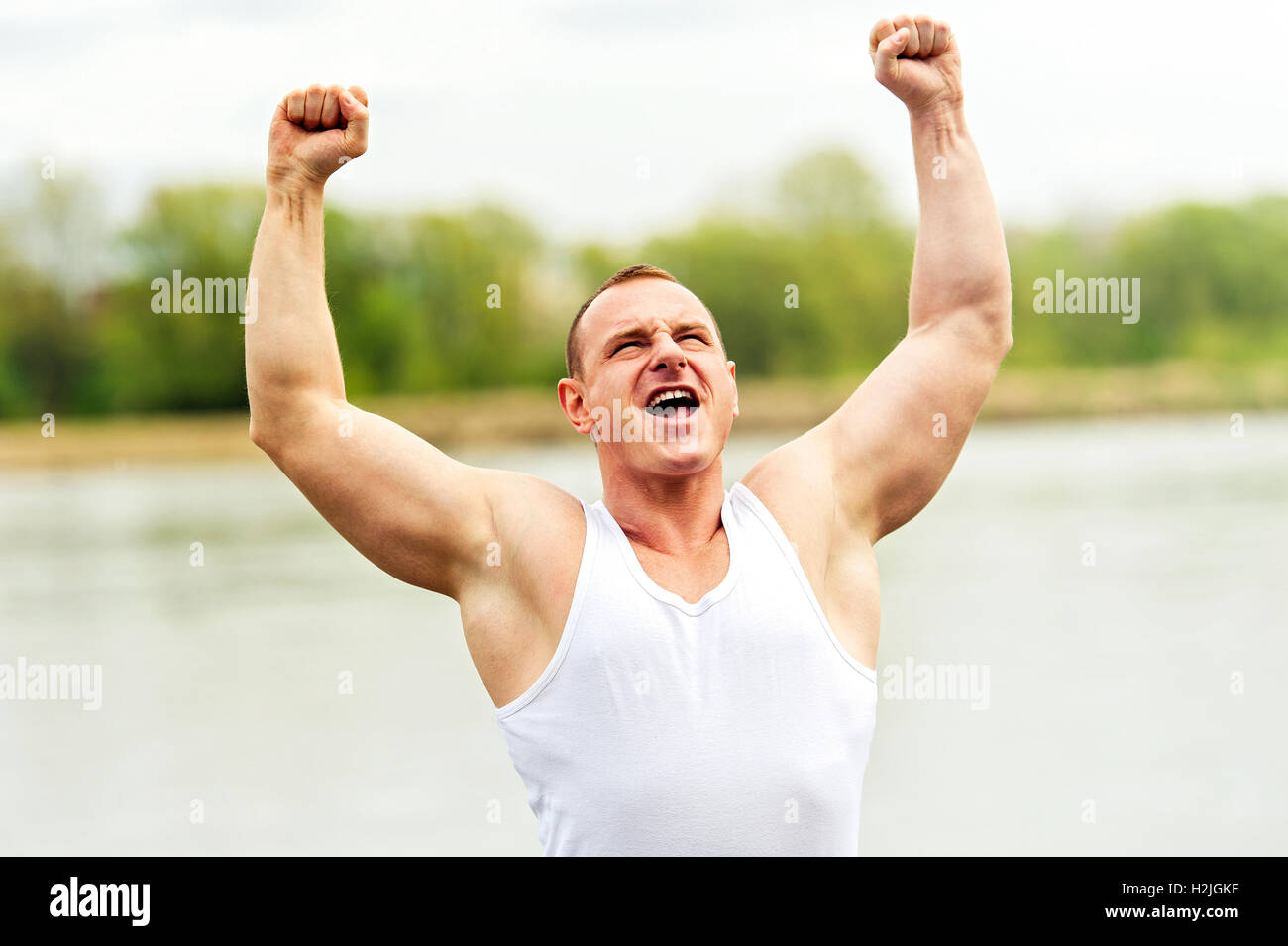 Mens arms hi-res stock photography and images - Alamy