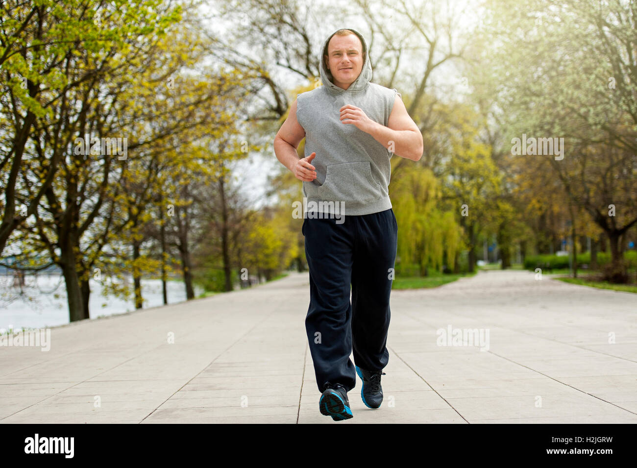 Man joging hi-res stock photography and images - Alamy