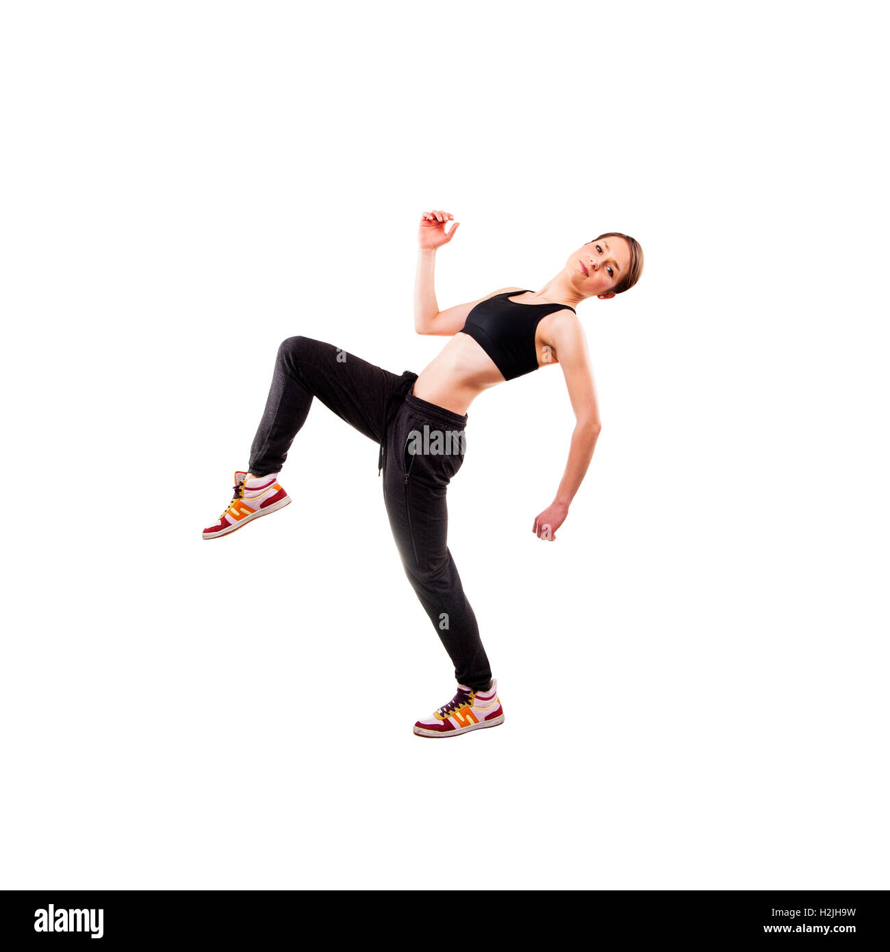 Hop on one leg Cut Out Stock Images & Pictures - Alamy