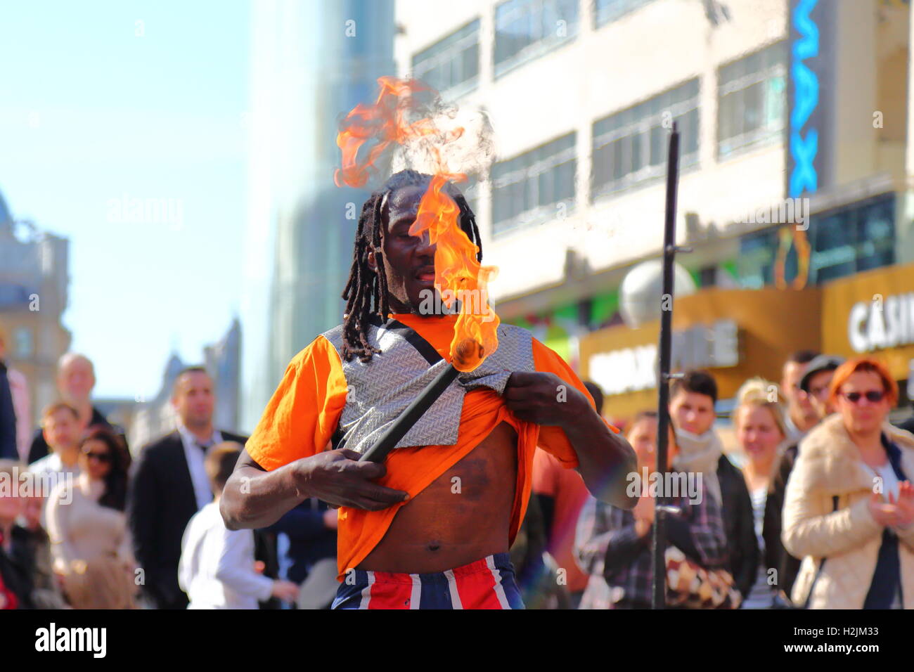Street Performer National Gallery London Stock Photos & Street ...