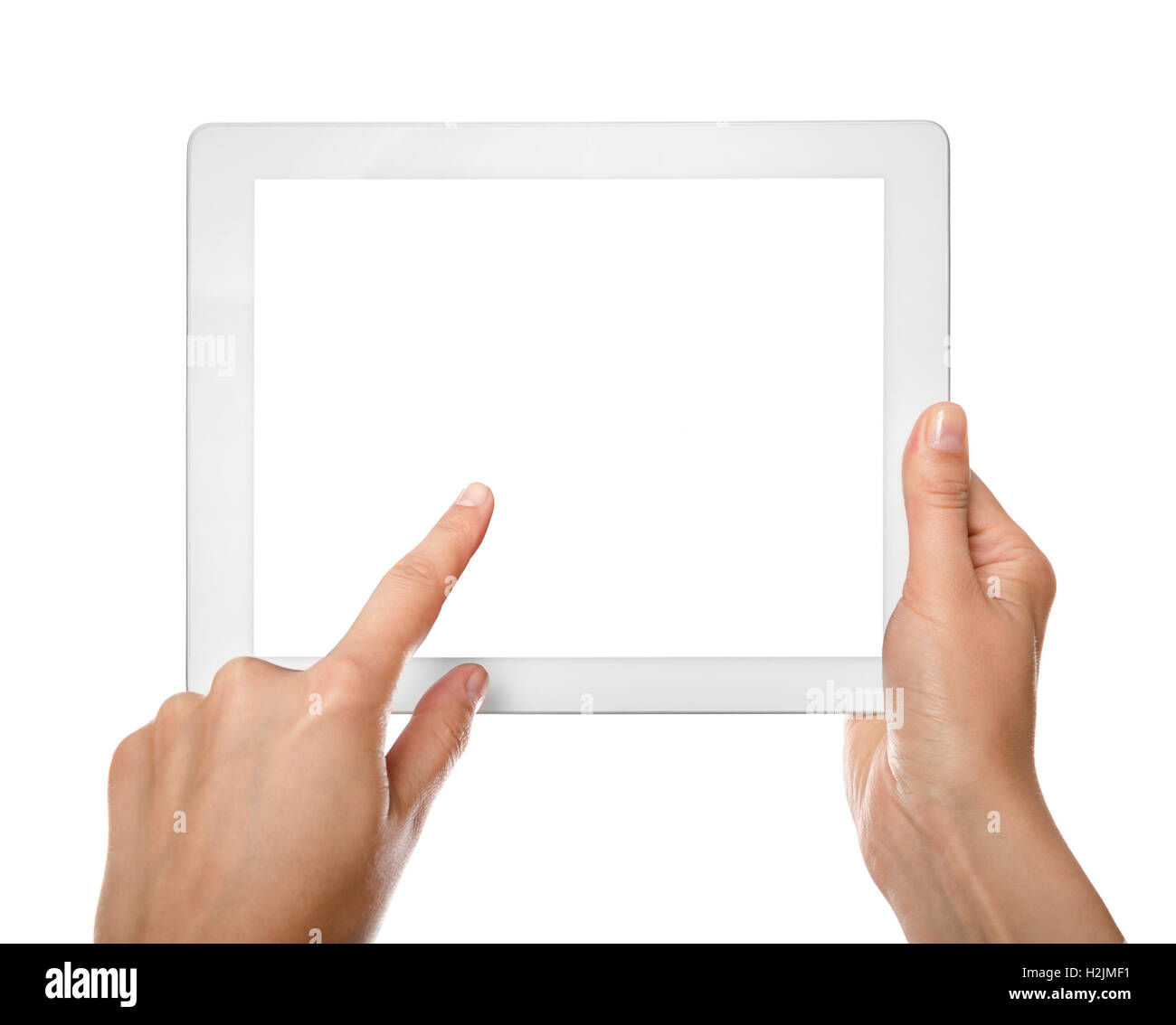 Female hands holding tablet hi-res stock photography and images - Alamy