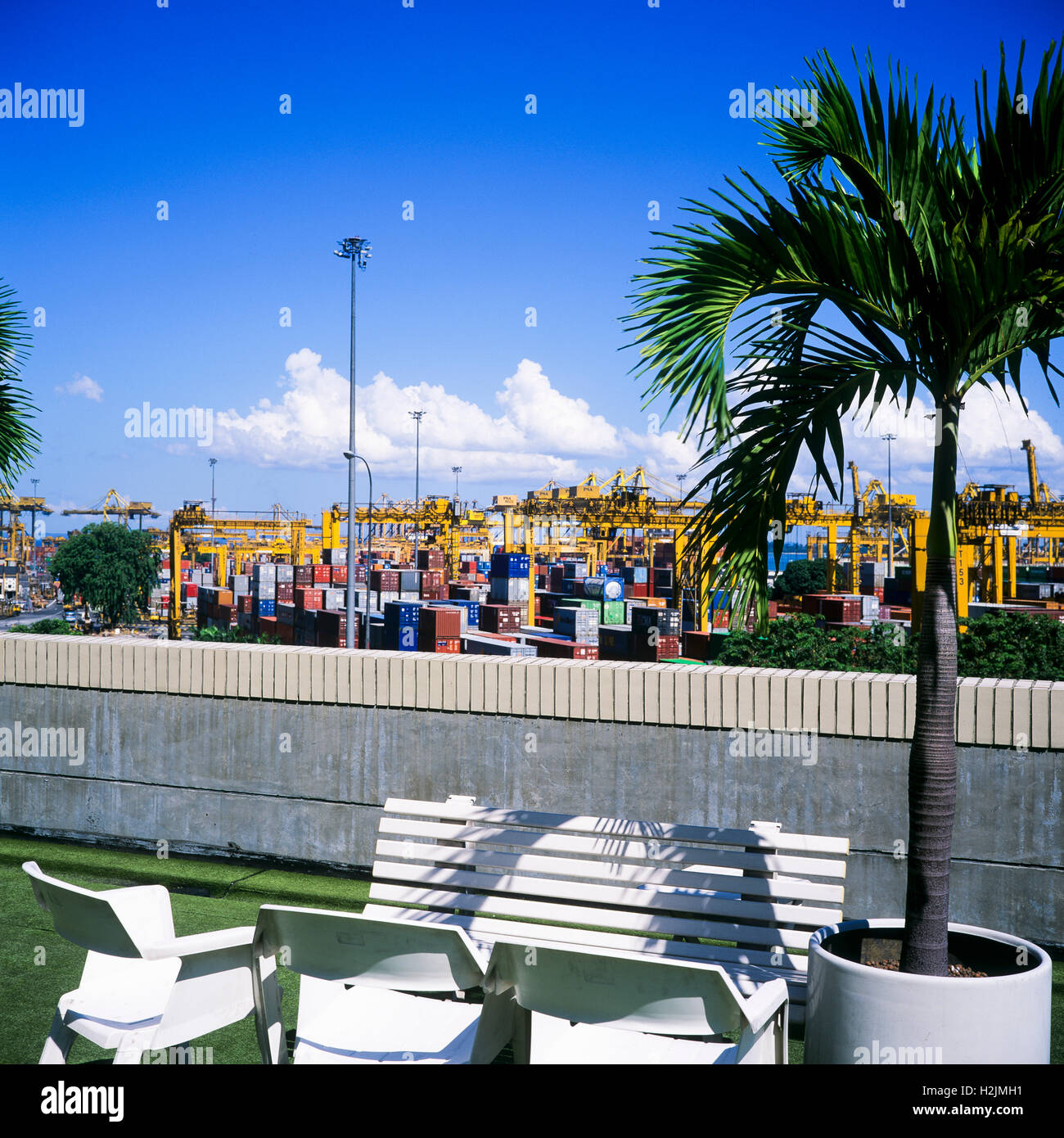 Psa container terminal port singapore hi-res stock photography and ...