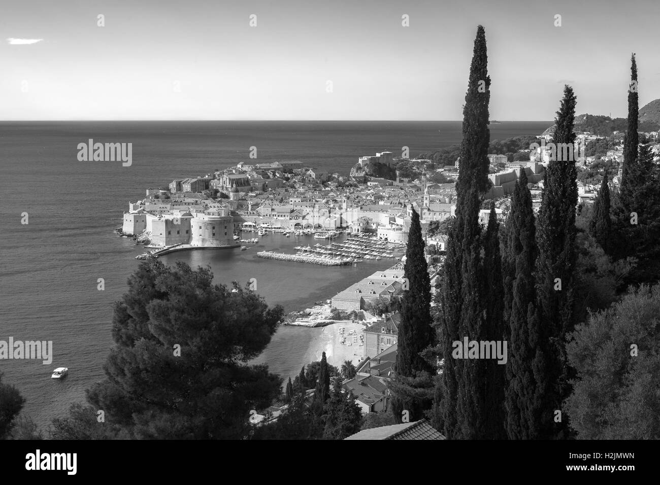 Old fort from town Black and White Stock Photos & Images - Alamy