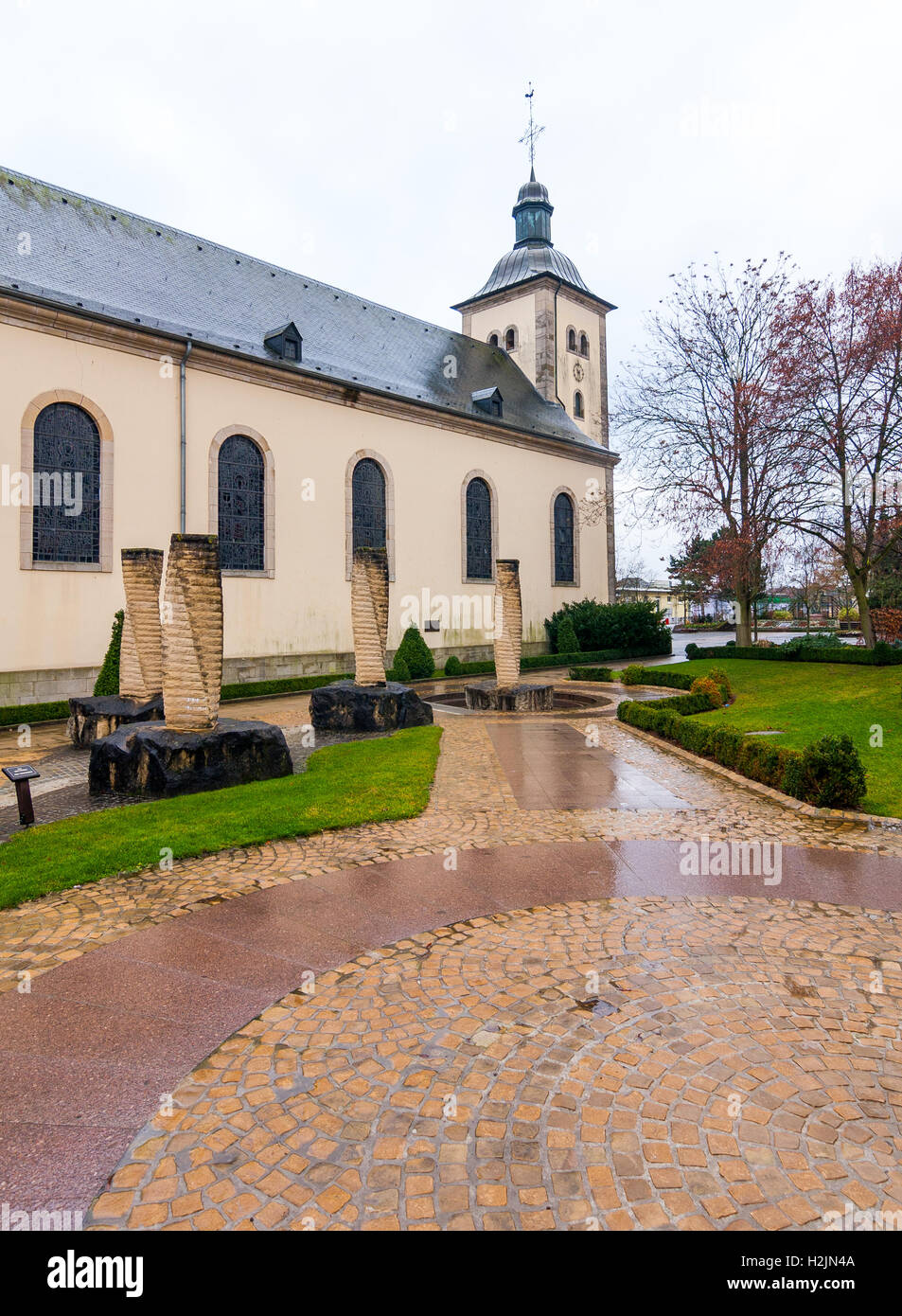 Church in Sandweiler Stock Photo - Alamy