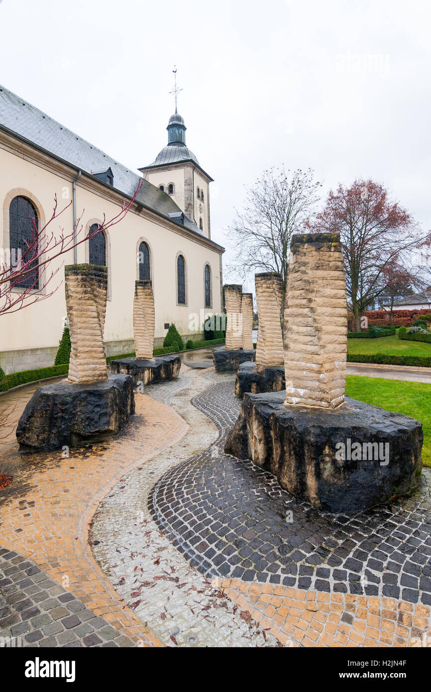 Church in Sandweiler Stock Photo - Alamy