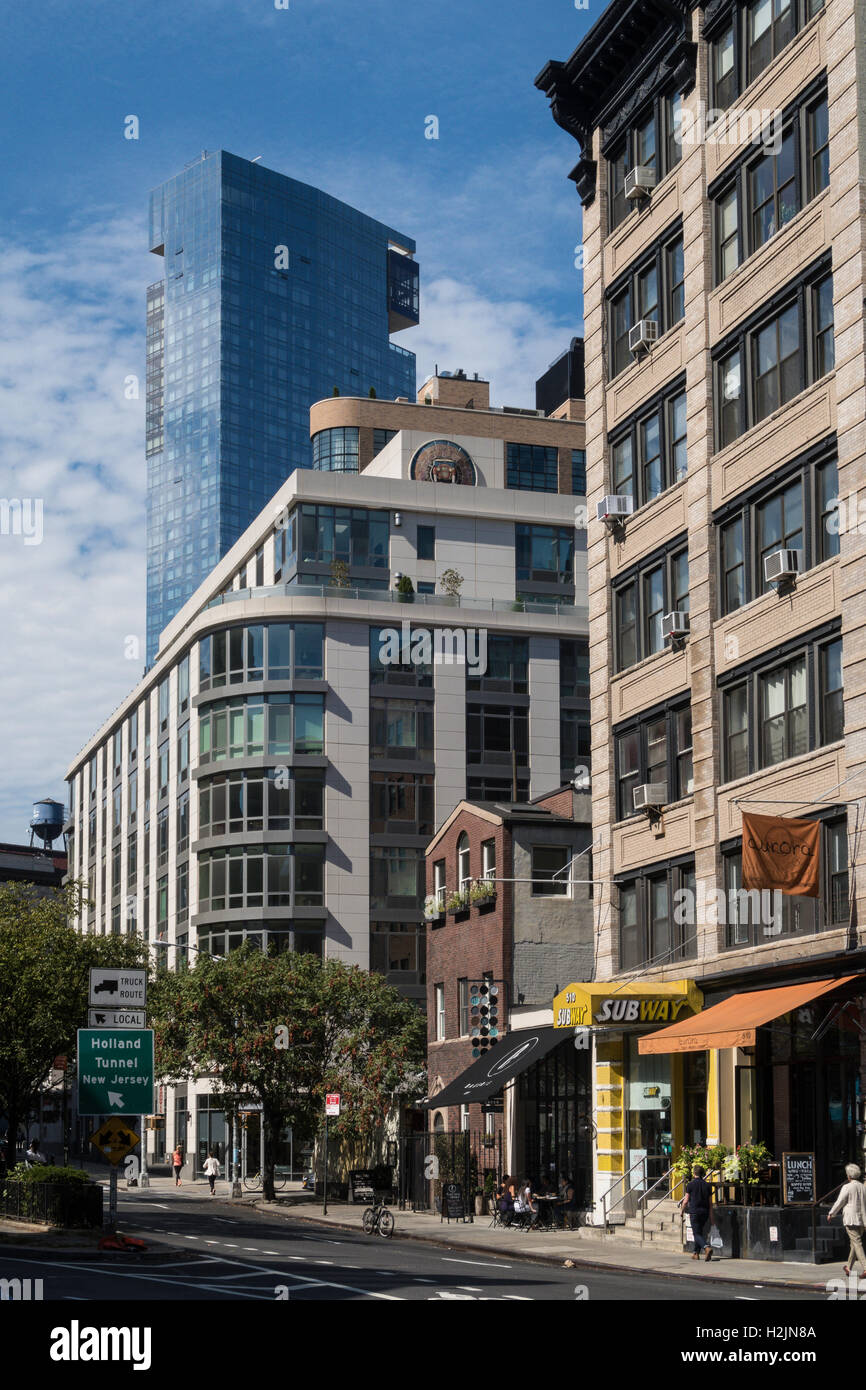 Architecture, SoHo Cast Iron Historic District with Dominick Hotel in ...
